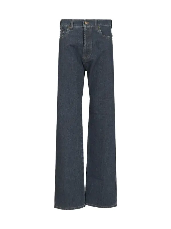 Miu Miu Straight-leg Denim Trousers - Blue