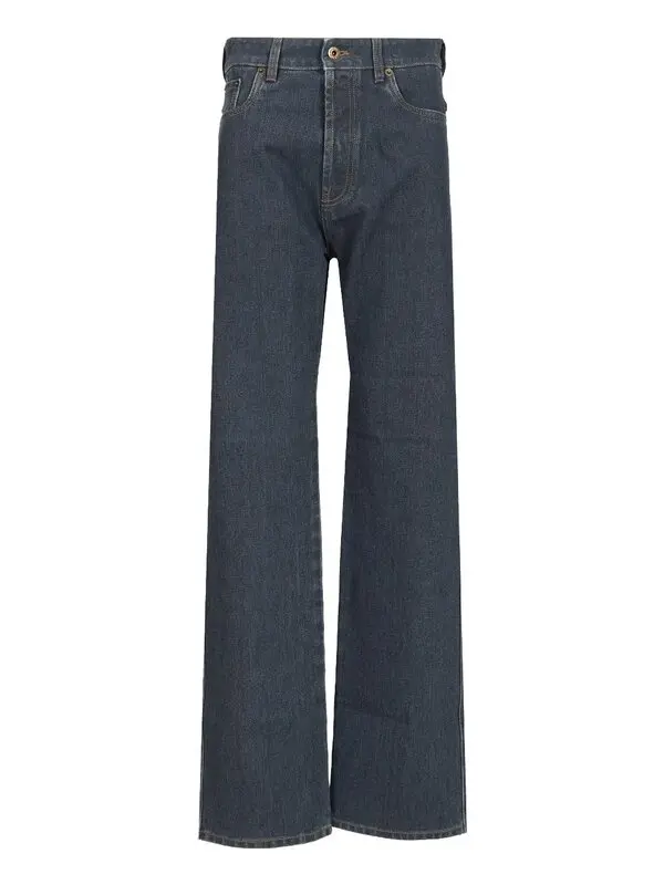 Miu Miu Straight-leg Denim Trousers - Blue