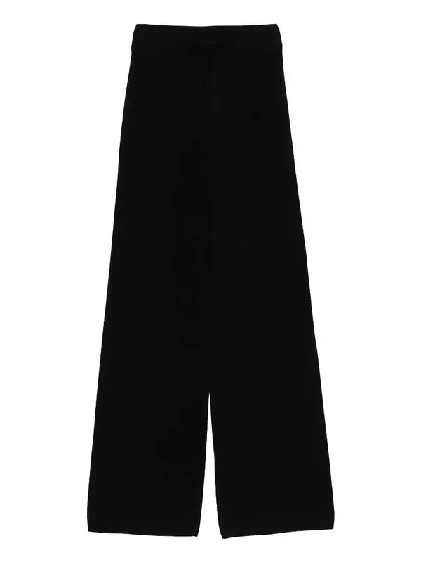 Max Mara High-waisted Palazzo Pants - Black