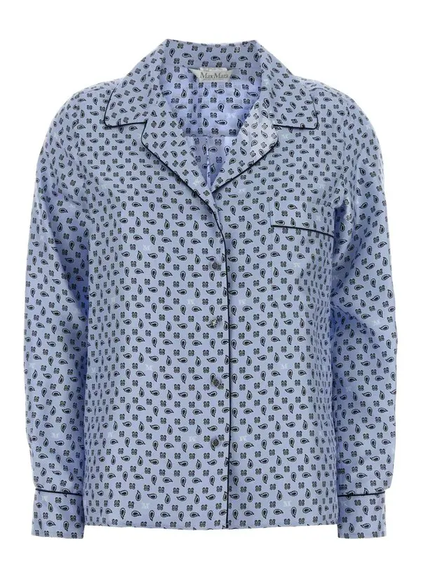 Max Mara Printed Silk Disco Shirt - Multicolor