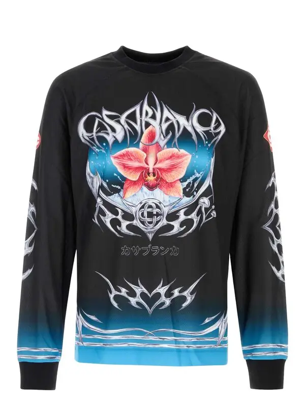 Casablanca Printed Polyester T-shirt - Multicolor