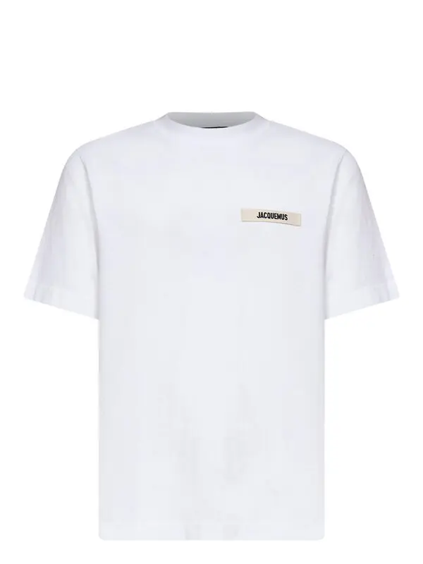 Jacquemus White The Gros Grain T-shirt - Multicolor