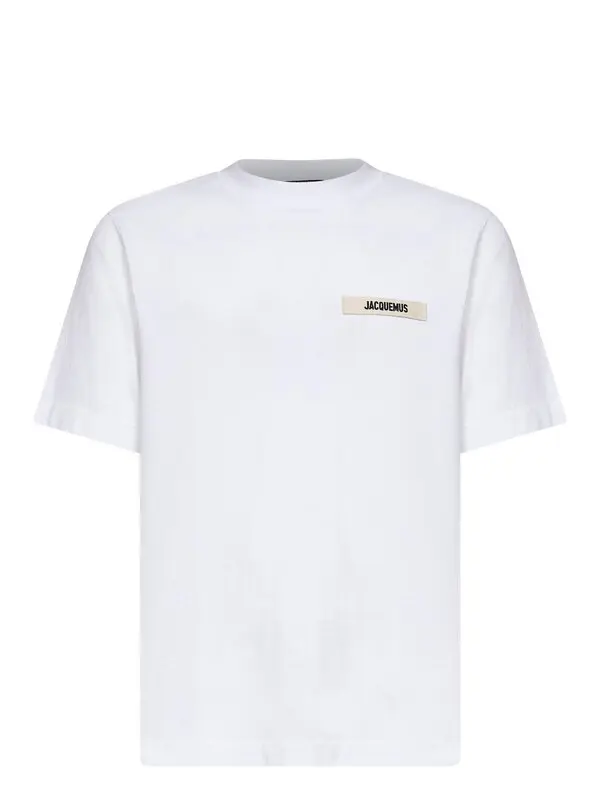 Jacquemus White The Gros Grain T-shirt - Multicolor