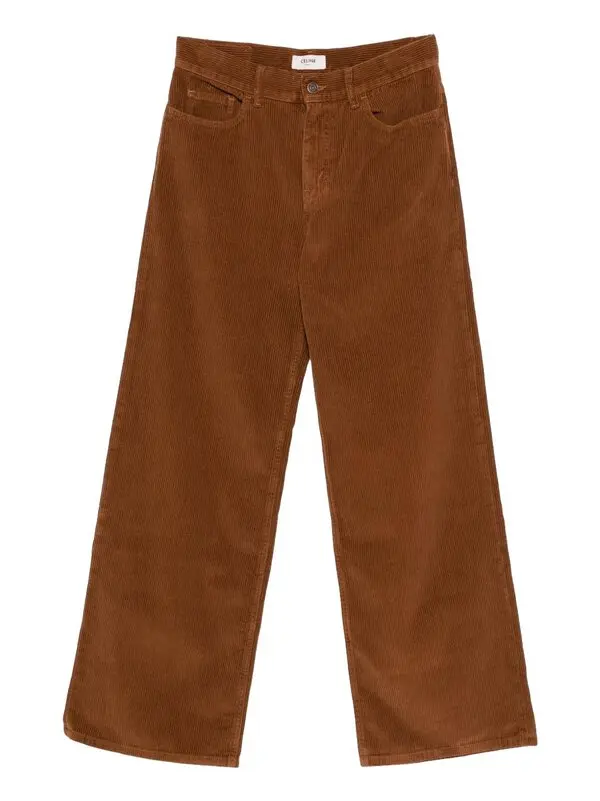 Celine Corduroy Trousers - Multicolor