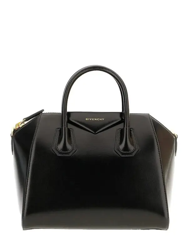Givenchy Calf Leather Top Handle Bag - Black