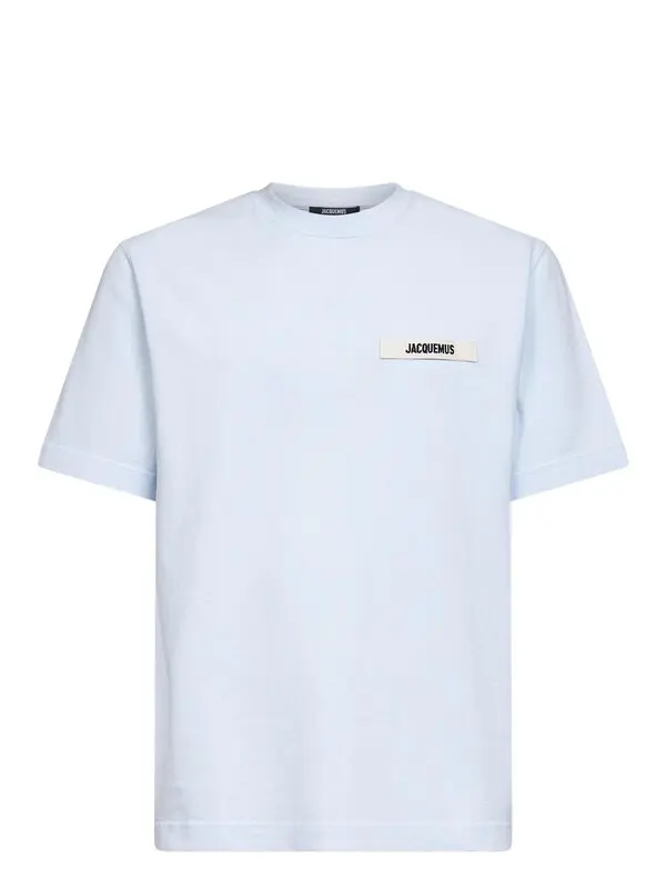 Jacquemus Light Blue The Gros Grain T-shirt - Multicolor