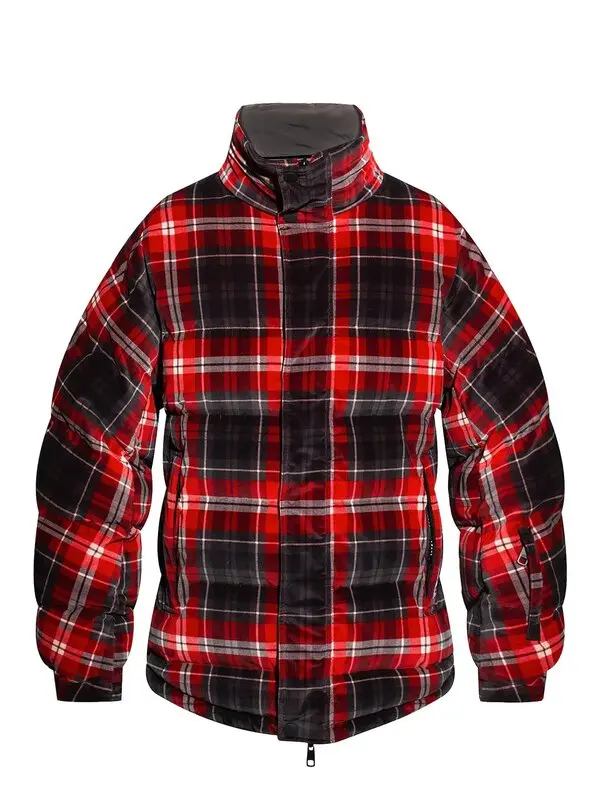 Dolce & Gabbana Reversible Plaid Bomber Jacket - Black
