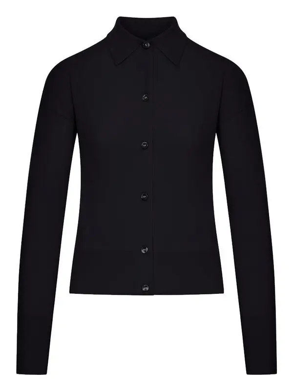 Max Mara Wool Cardigan - Black