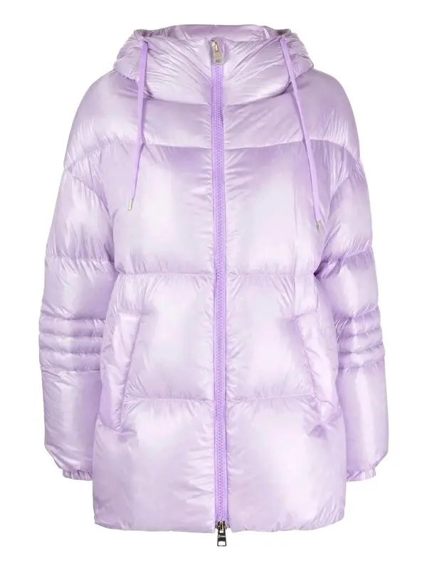 Herno Padded Down Jacket With Drawstring Hood - Pink