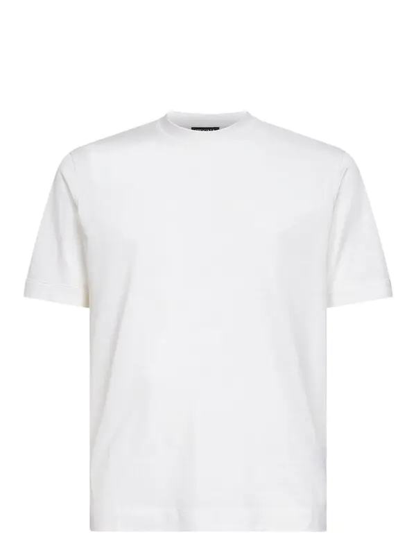 Zegna White Cotton And Silk Leggerissimo T-shirt - Multicolor
