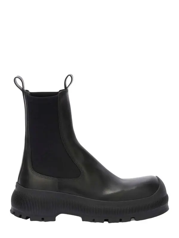 JIL SANDER Leather Chelsea Boots - Multicolor