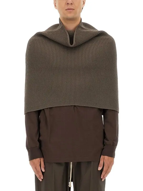 Rick Owens Knitted Cape - Multicolor
