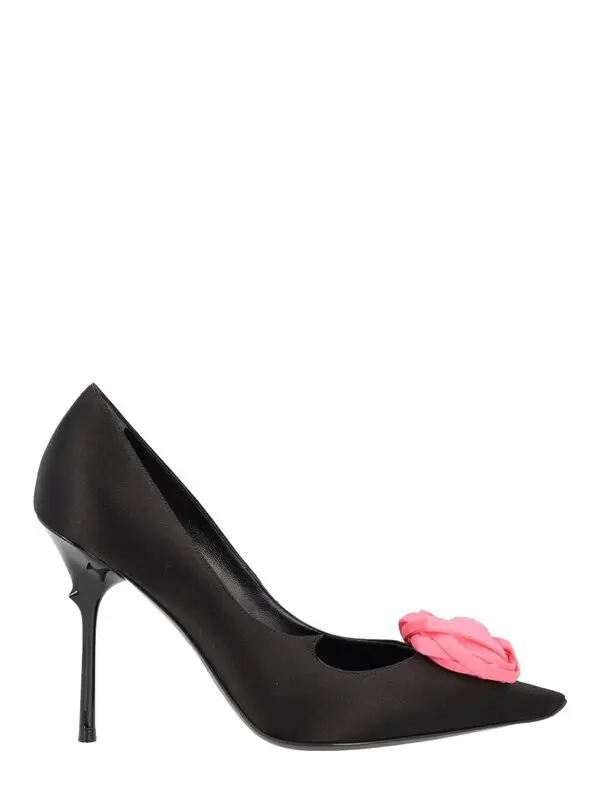 ROGER VIVIER Rose Detail Pumps - Black