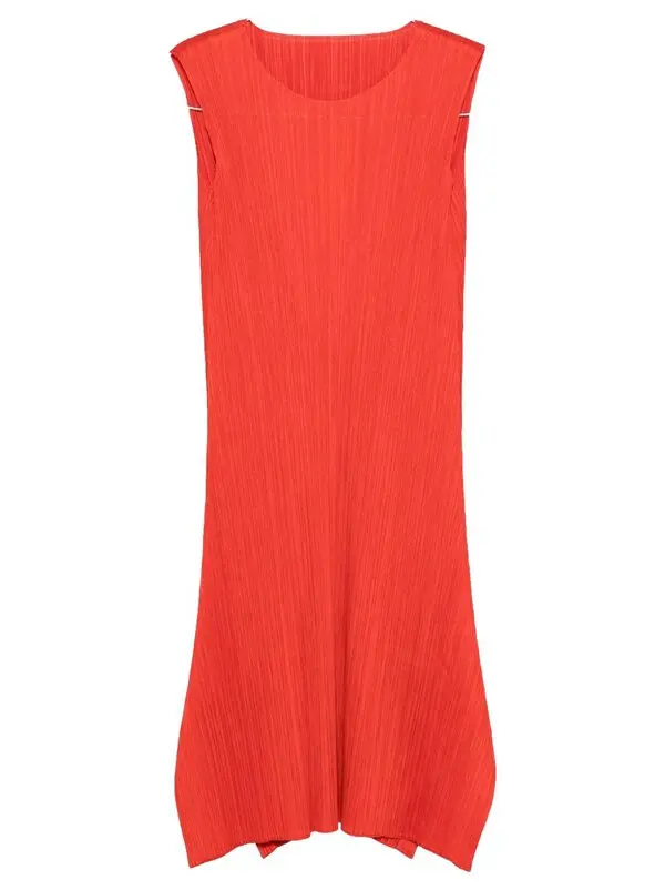 Issey Miyake Sleeveless Midi Dress - Multicolor