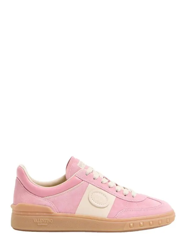 Valentino Garavani Upvillage Paneled Leather Sneakers - Multicolor