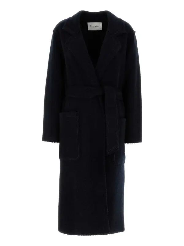Max Mara Wool Blend Coat - Blue