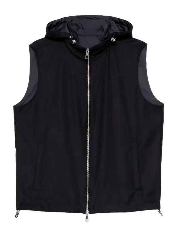 MONTECORE Reversible Hooded Gilet - Multicolor
