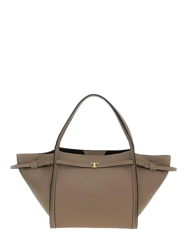 TOD'S Medium Leather Shopping Bag - Multicolor