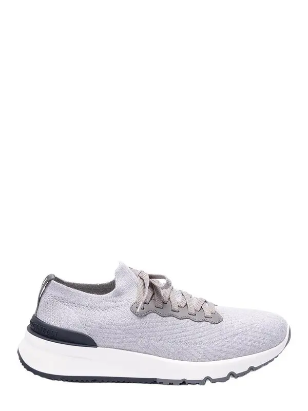 Brunello Cucinelli Knit Low-top Sneakers - Multicolor