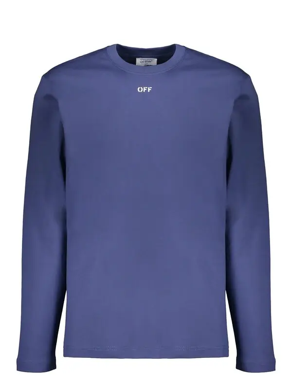 Off-White Long-sleeve T-shirt - Blue