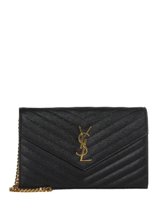 Saint Laurent Classic Cassandre Pouch In Grain De Poudre Leather - Multicolor