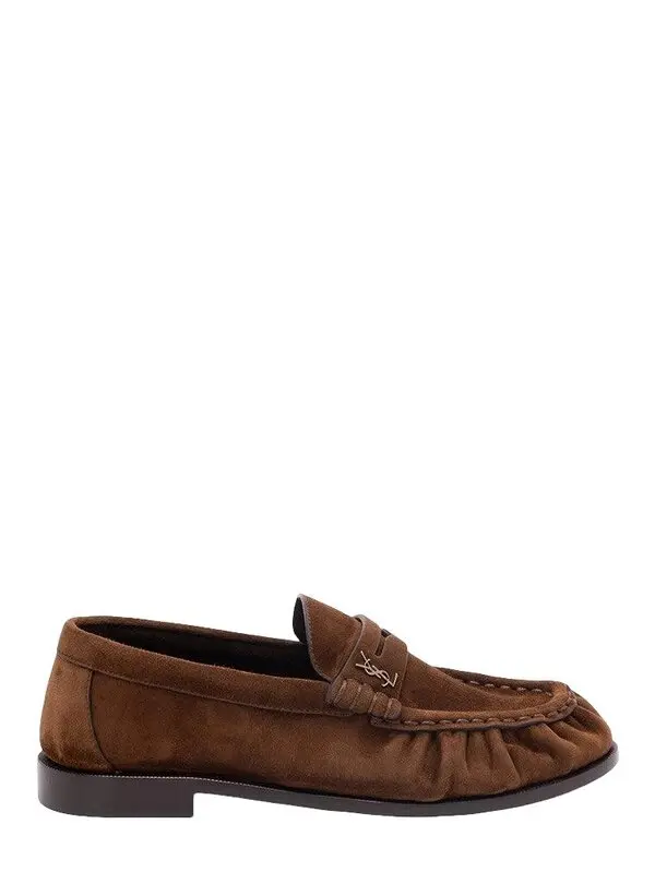 Saint Laurent Le Loafer Suede Loafers - Multicolor