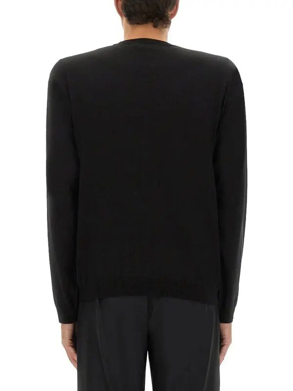 Moschino Wool And Silk Pullover - Black