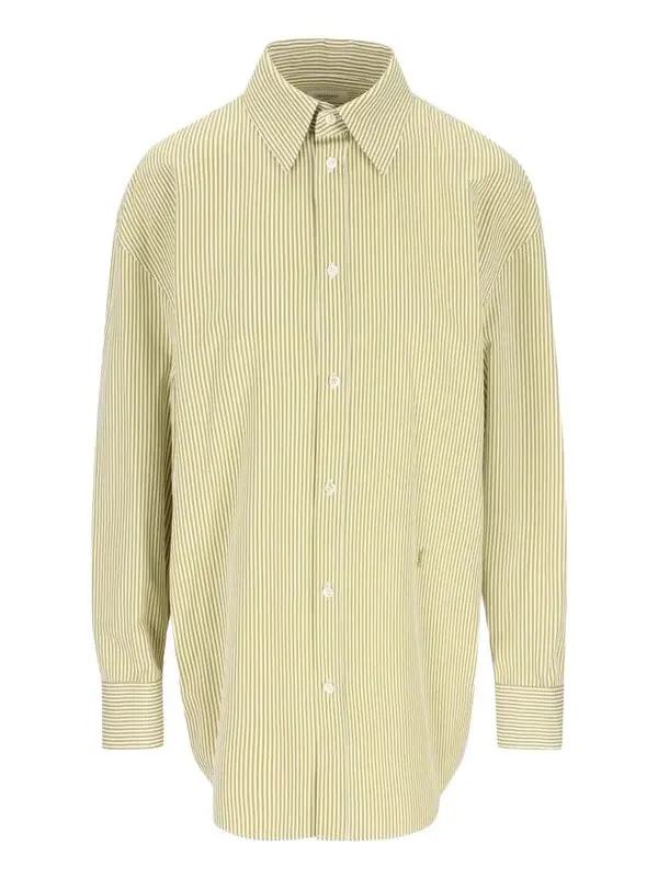 Saint Laurent Striped Cotton Shirt - Multicolor