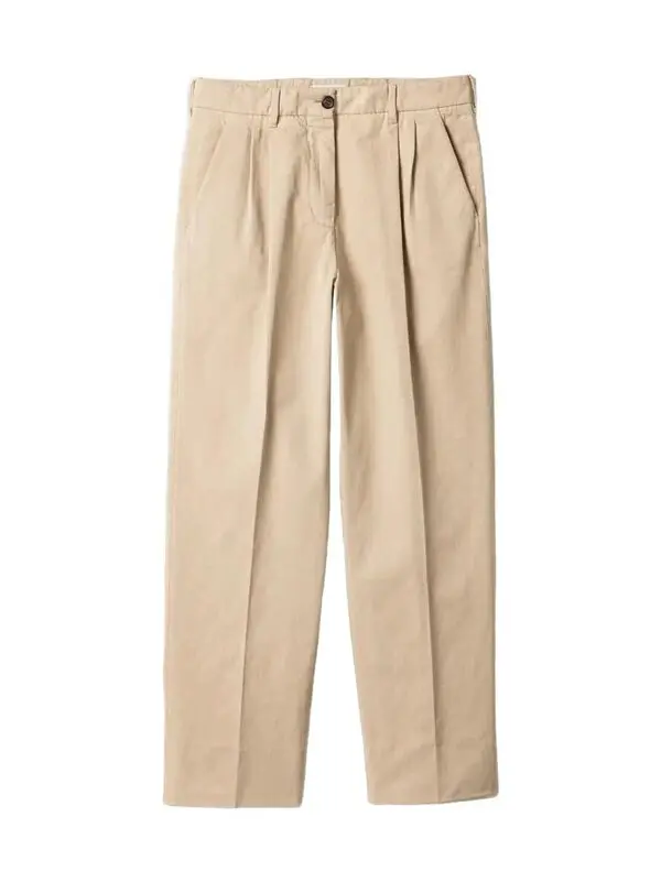 Miu Miu Gabardine Belted Pants - Multicolor