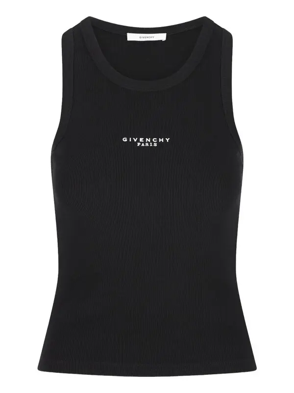 Givenchy Logo Cotton Tank Top - Multicolor