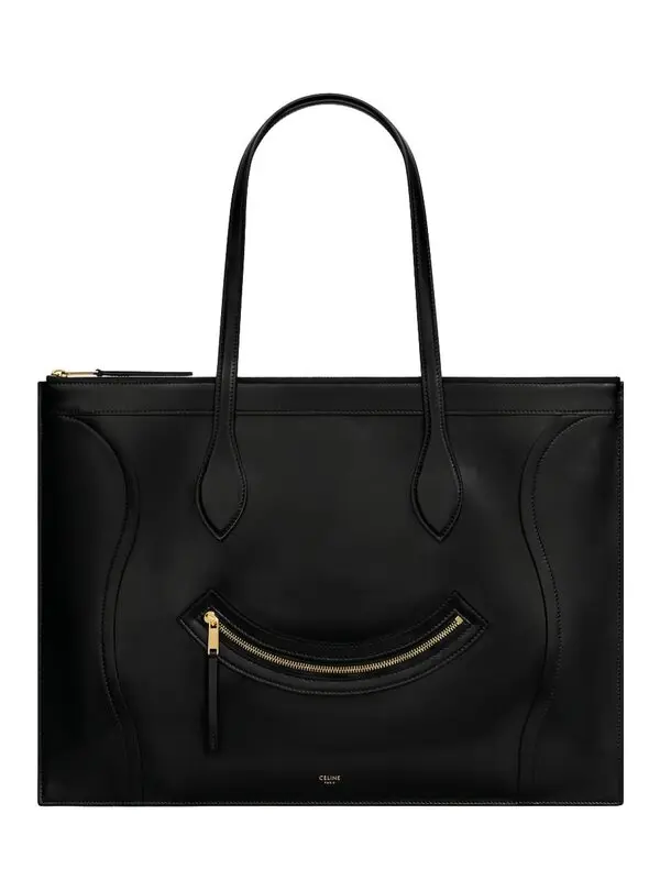 Celine Luggage Leather Tote Bag - Multicolor