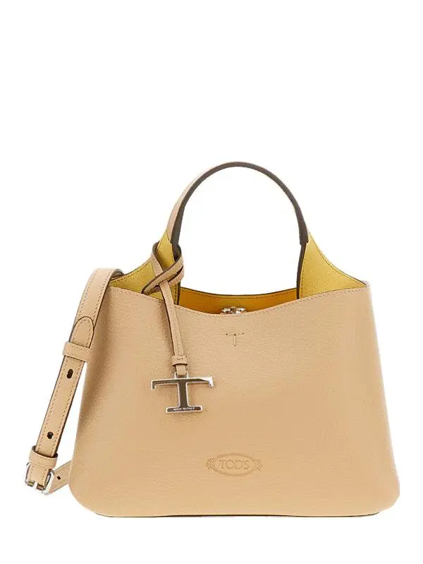 TOD'S Mini Leather Shopping Bag - Multicolor