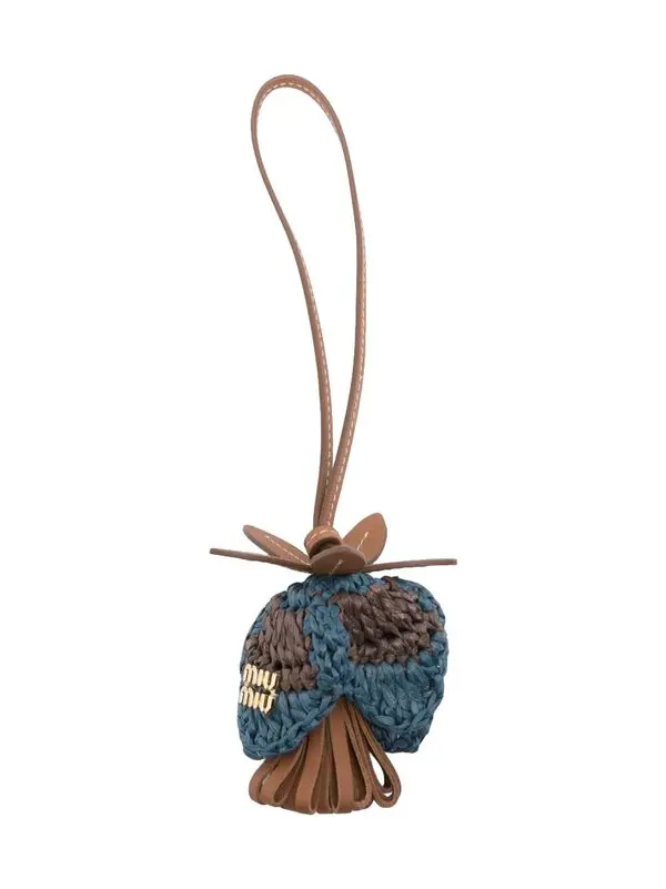 Miu Miu Flower Crochet Charm - Multicolor