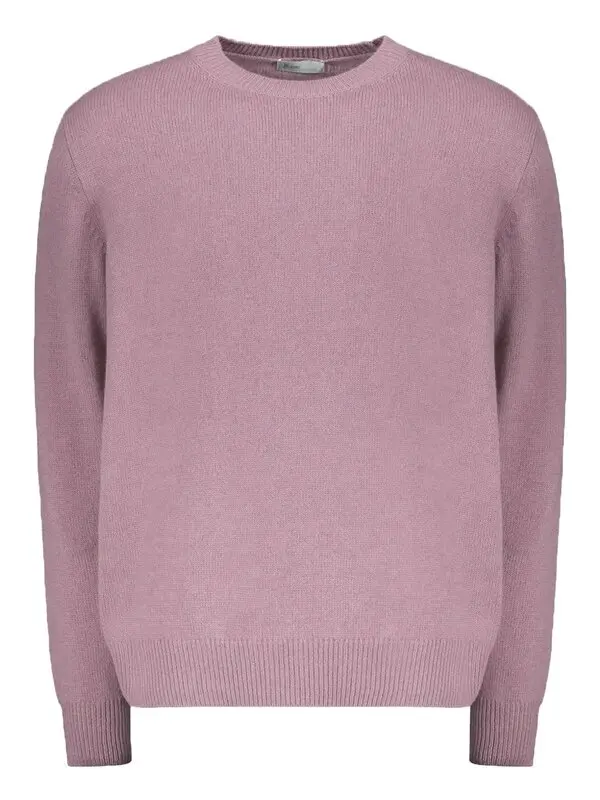 Herno Cashmere Round Neck Sweater - Pink
