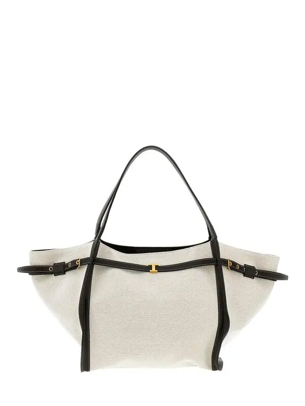 TOD'S Shopping Bag With T Timeless Accessory - Multicolor
