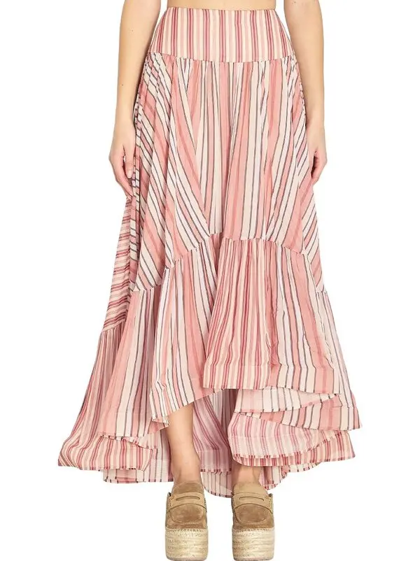 Zimmermann Rebellion Midi Skirt - Multicolor
