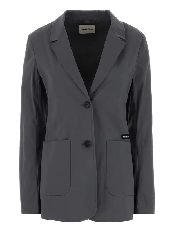 Miu Miu Wool Jacket - Gray