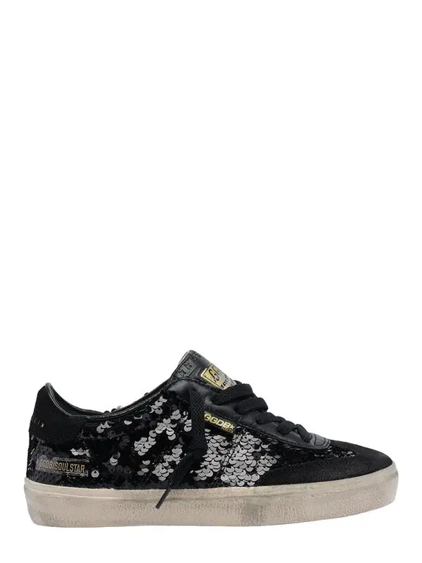 GOLDEN GOOSE Sequin Embellished Lace-up Sneakers - Multicolor