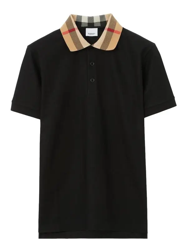 Burberry Polo Shirts - Black
