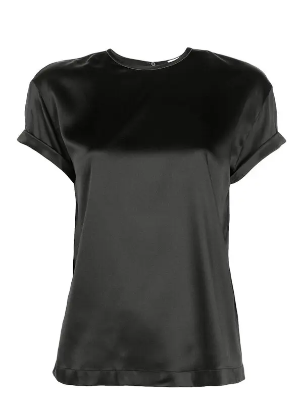 Brunello Cucinelli Silk T-shirt - Multicolor