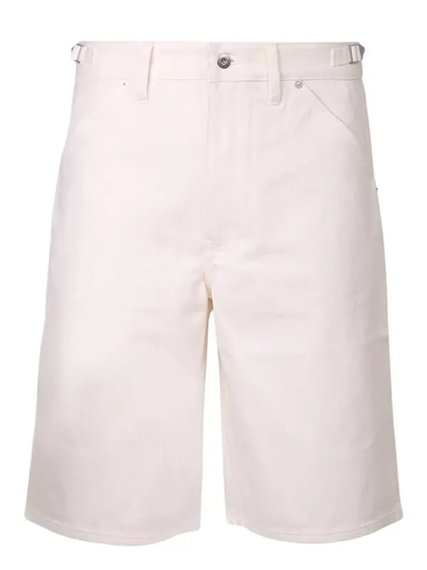 JIL SANDER Relaxed Fit Denim Shorts - White