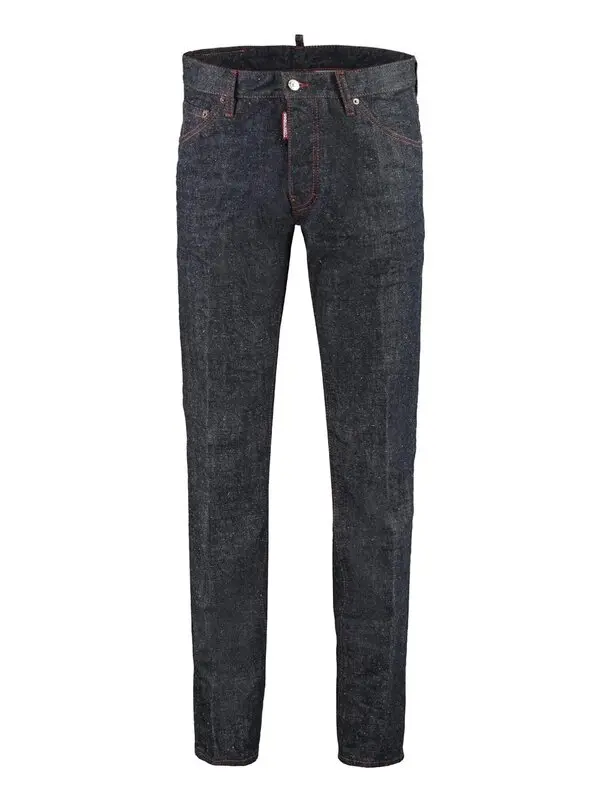 Dsquared2 Cool Guy Denim Jeans With Contrast Stitching - Blue