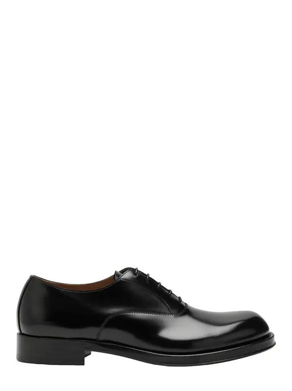 Dries Van Noten Leather Lace-up Shoes - Black