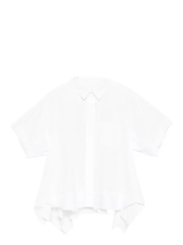 Sacai Cotton Layered Panel Shirt - Multicolor