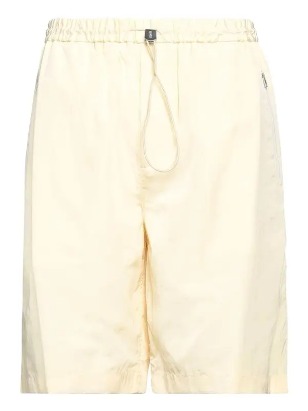 JIL SANDER Polyamide Drawstring Waist Shorts - Yellow