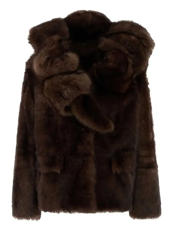 Prada Shearling Jacket - Brown