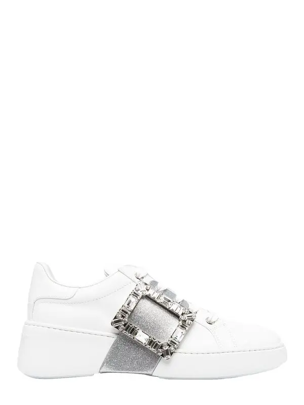 ROGER VIVIER Viv Skate Glitter Sneakers - Multicolor