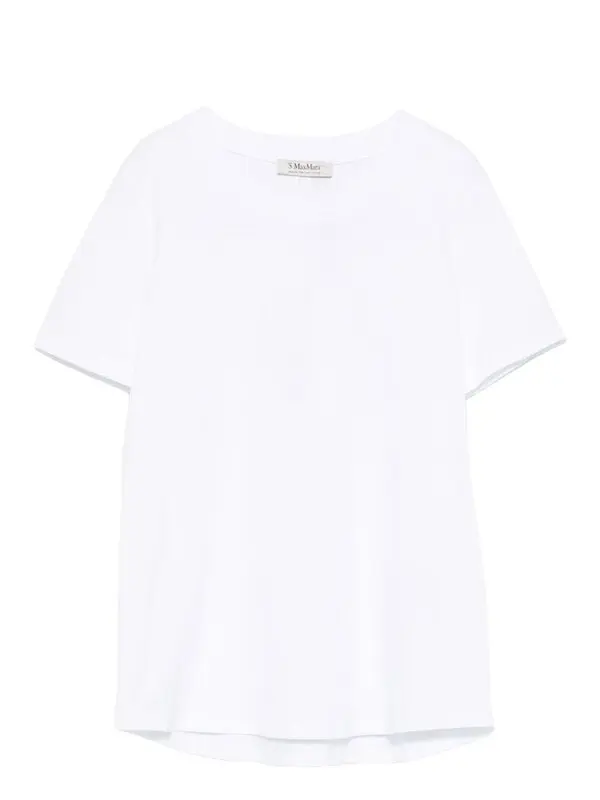 Max Mara Logo Cotton T-shirt - Multicolor