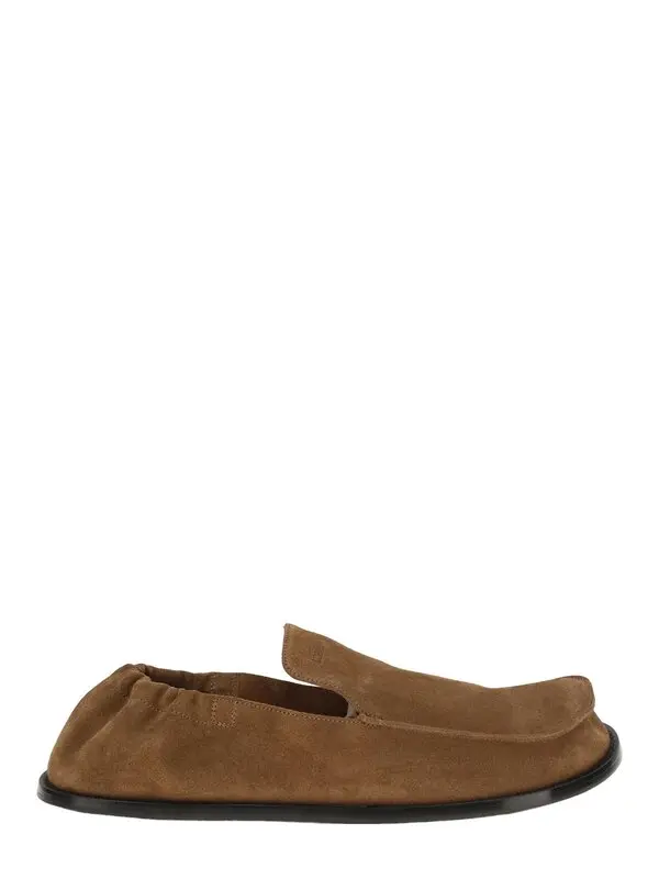 Loewe Flex Suede Loafers - Brown