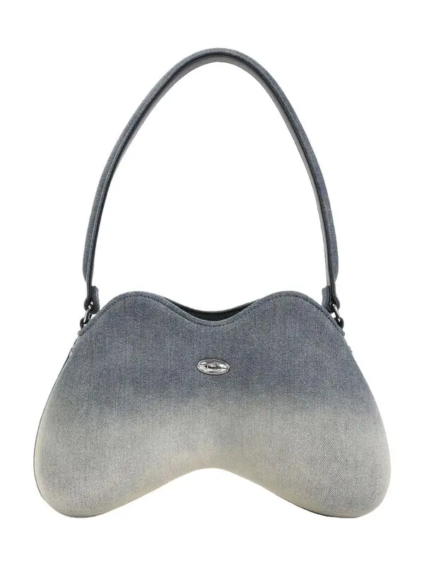 DIESEL® Double-d Denim Shoulder Bag - Multicolor